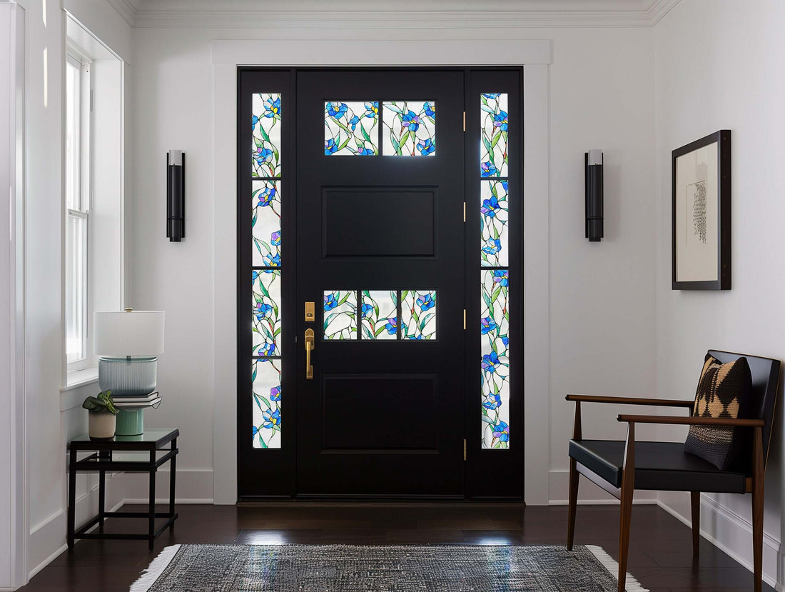 Scalloped Scale Stained Glass Decorative Window Film-Fancyfix Home – Fancyfix Home Decor