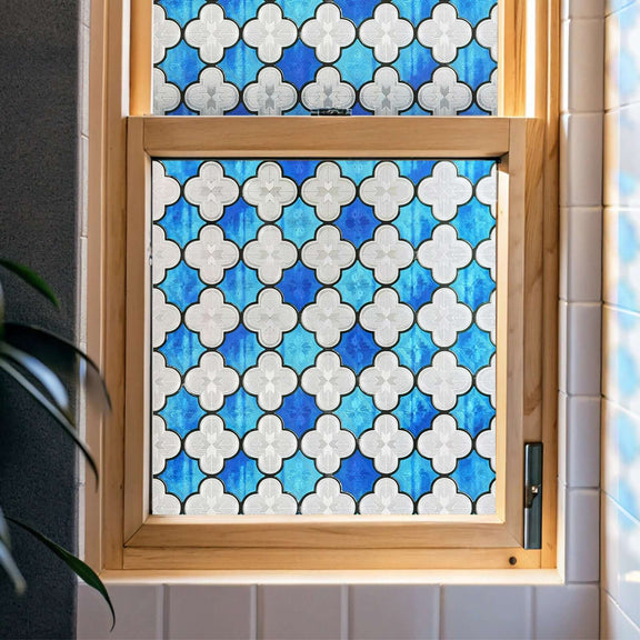 Clover Glow Stained Glass Decorative Window Film | Fancyfix Home – Fancyfix Home Decor