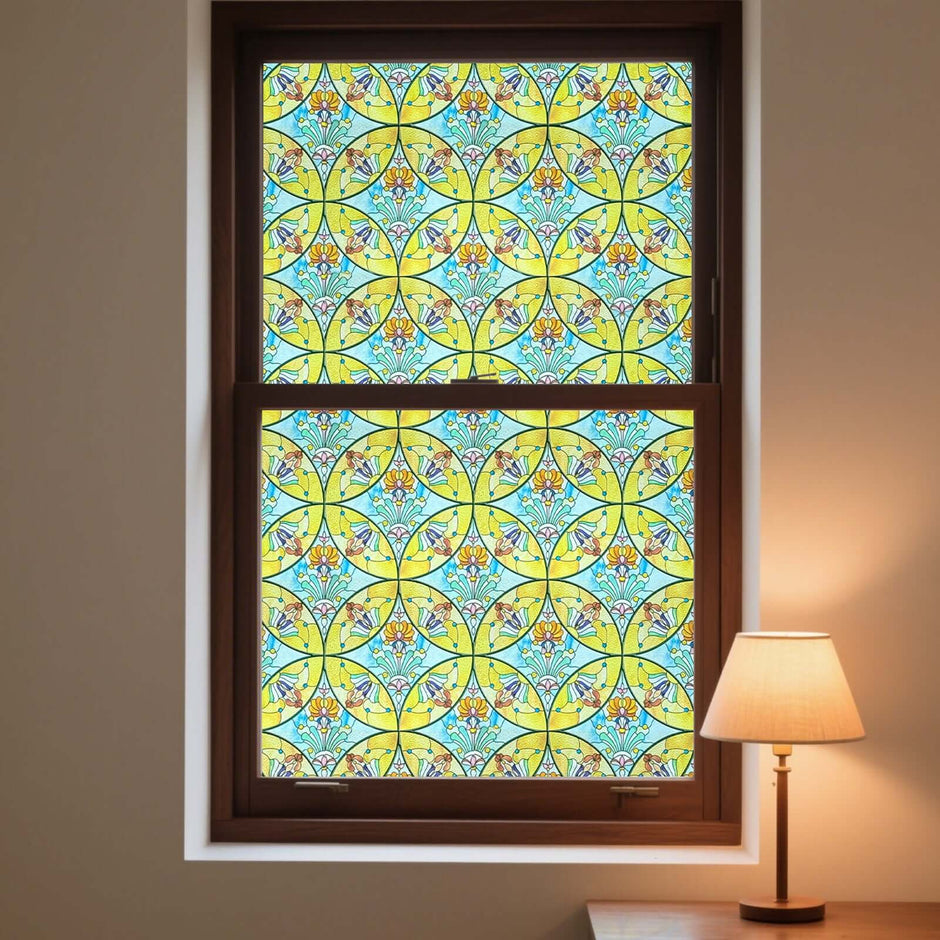 Unique Window Film solution-Decorative Privacy Faux Stained Glass Film – Page 2 – Fancyfix Home ...